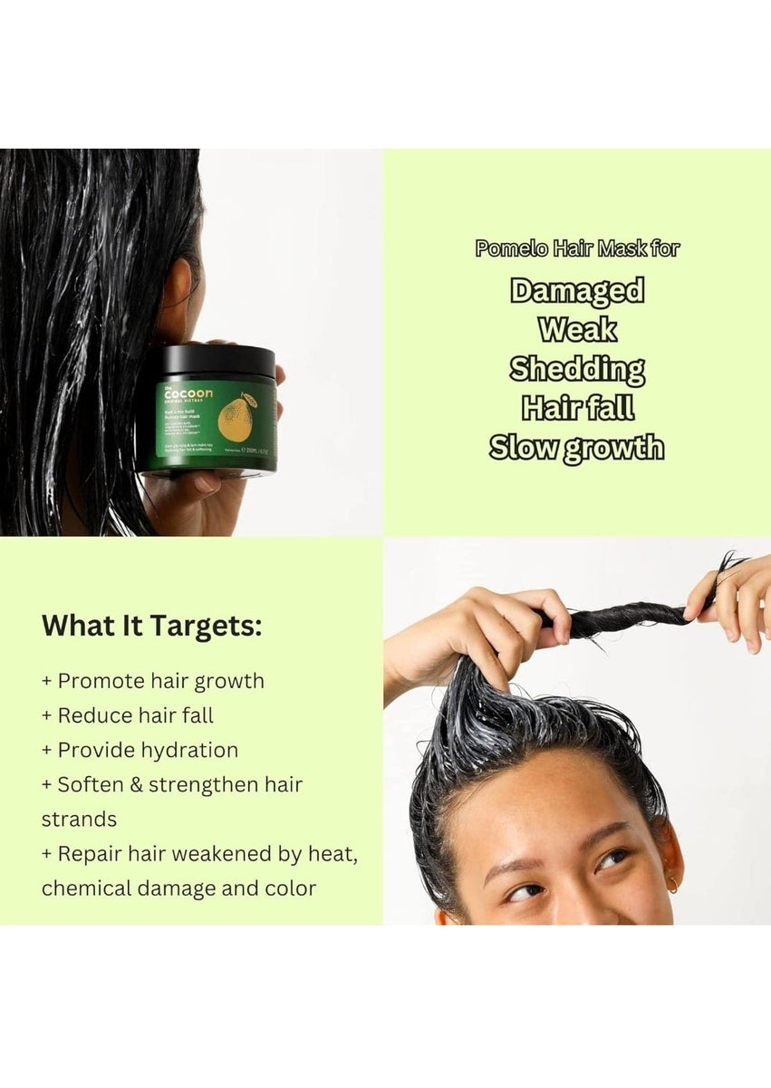 COCOON POMELO HAIR MASK - Kem ủ Tóc Bưởi 200ml